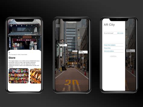 destination augmented reality ui design by bayu wibi on dribbble