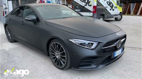 Exago Wrapping Mercedes Nero Opaco 3m Youtube