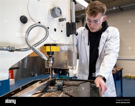 Engineering Babes In Laboratory And Workshop Stock Photo Alamy