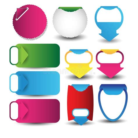 Web User Interface Element Vector Stock Vector Illustration Of