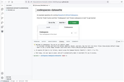 Using Datasette In GitHub Codespaces Tutorial