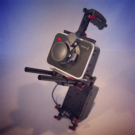 Black Magic Cinema Camera Mft With Zacuto Top Hadle Red Rock Live Lens Mft To Ef Adapter And