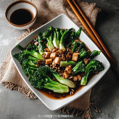 An Easy Chinese Broccoli Recipe With Juicy Mushrooms And Savory Sauce