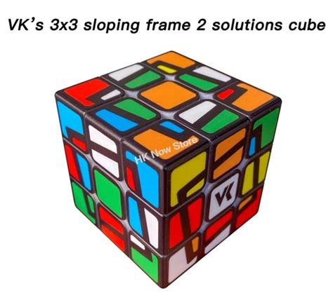 Vk 3x3 Sloping Frame Two Solutions Cube Calvin S Puzzle V Cube