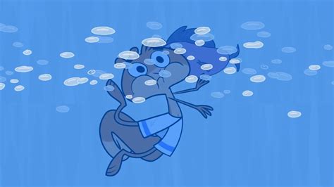 Shirtless Drawn Cartoon Boys And Men Scaredy Squirrel In A Towel And Paddy