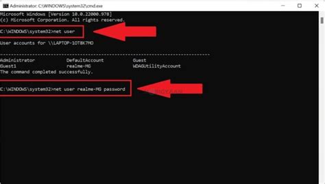 How To Change Windows Account Password Using Command Prompt Windows 11 Guide