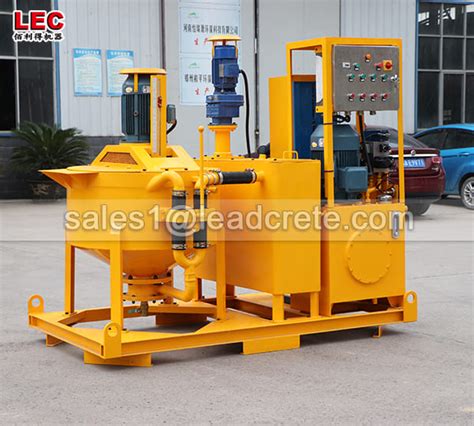 Compaction Grouting Equipment And Grout Pump With Mixer Leadcrete