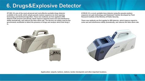 Explosive And Drugs Detector Explosive And Drugs Detector Advance