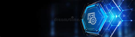 Business Technology Internet And Network Concept Automation Software Technology Process
