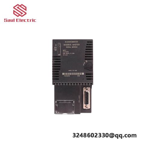GE IC CMM MODBUS MASTER MODULE High Performance Control In Industrial Automation Hong