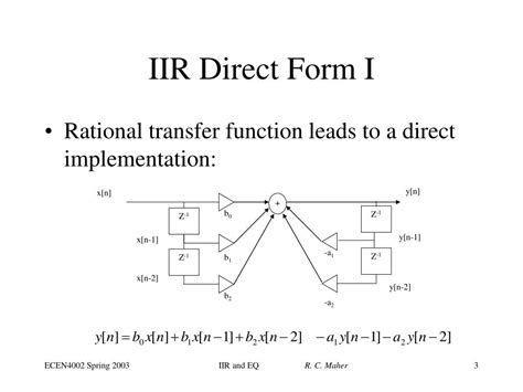 ppt iir filters and equalizers powerpoint presentation free download