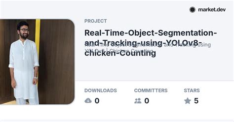 Real Time Object Segmentation And Tracking Using Yolov8 Chicken