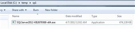 Install Product Update During Sql 2012 Installation Sqlservercentral