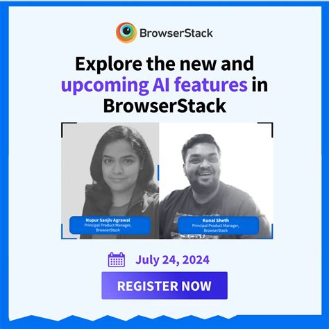 Browserstack On Linkedin Webinar On Exploring Browserstacks Ai