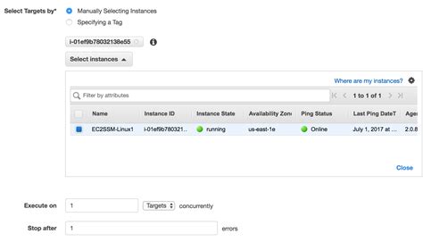 run commands through ec2 systems manager the it hollow