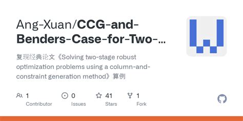 ccg and benders case for two stage robust optimization two stage robust