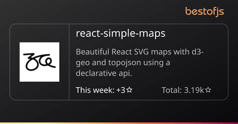 Best Of Js • React Simple Maps