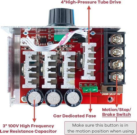 Pwm Motor Speed Controller Dc 7 70V 30A 12V 24V 36V 48V 03 30 2024