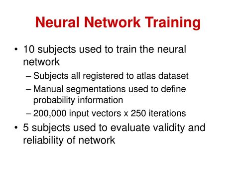 Ppt Neural Network Segmentation And Validation Powerpoint