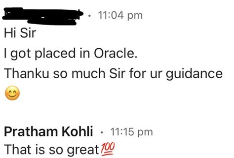 pratham kohli on linkedin interviews freshers placements jobsearch