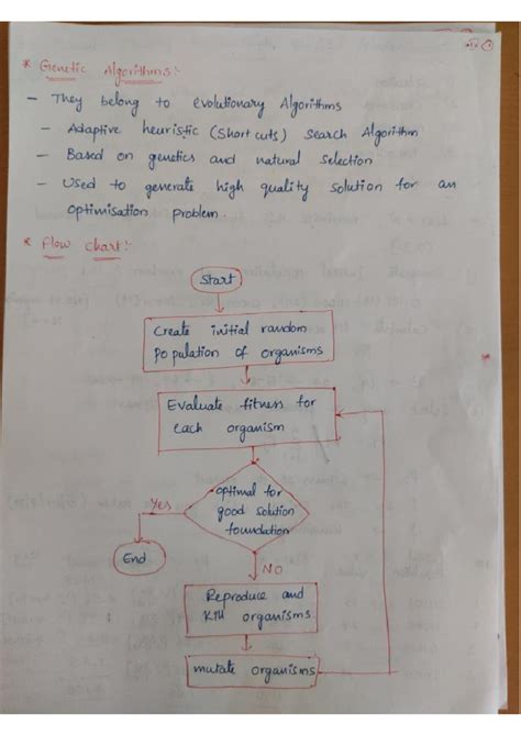 Unit 4 Ml Ml Unit 4 Notes Genetic Algorithms S They Belong To Evolutionary Algorithms