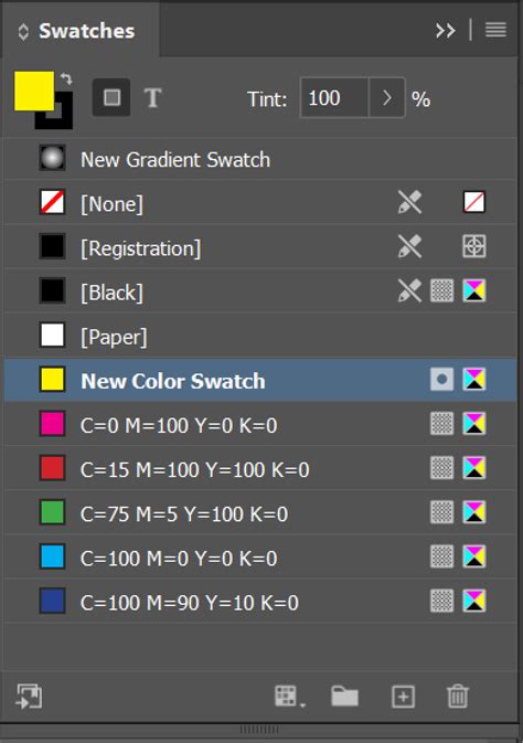 Indesign Color Terms