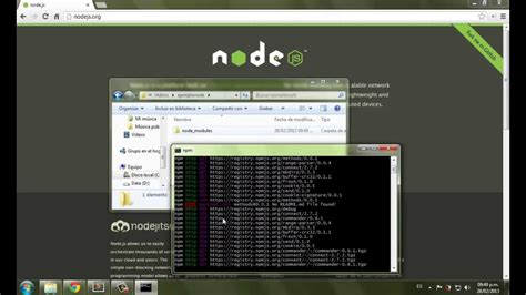 Como Instalar Nodejs Y Configurar Npm Node Package Manager Youtube