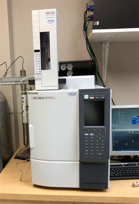 Shimadzu Gc 2014 Aoc 20i Auto Injector Fid And Split Splitless Injector