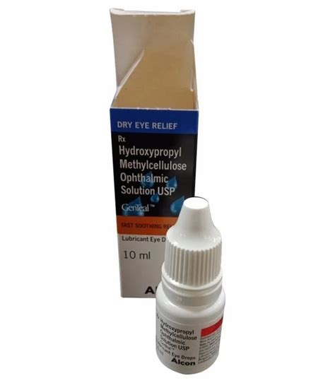 10 Ml Genical Hydroxypropyl Methylcellulose Ophthalmic Eye Drop At