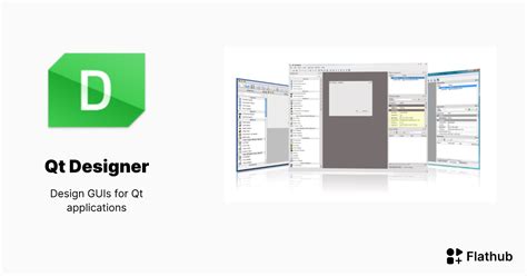Установить qt designer на linux flathub