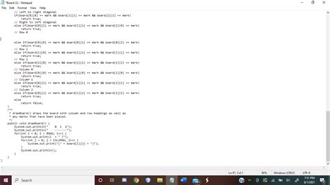 solved create a java tic tac toe game using this code