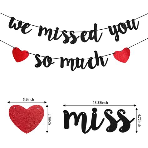 We Miss You Sign