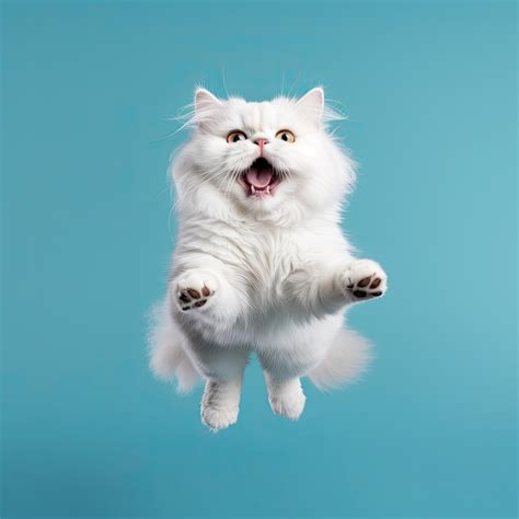 scared cat jump