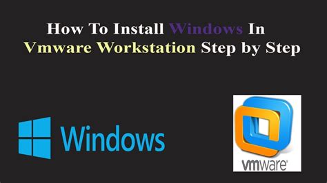 How To Install Windows Using VMware Workstation YouTube