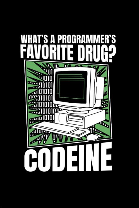 Coder Codeine Programmer Software Programming Coding Notebook Dotted