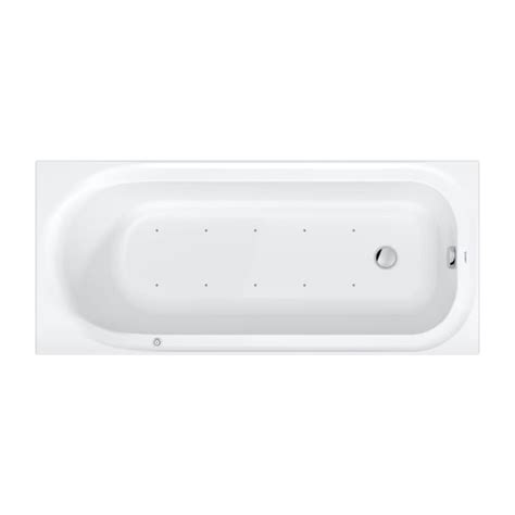 Duravit Soleil By Starck Rectangular Whirlbath With Filling Function