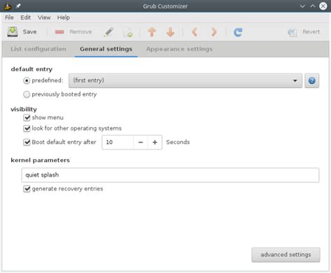 GRUB Customizer GRUB Configuration With Style