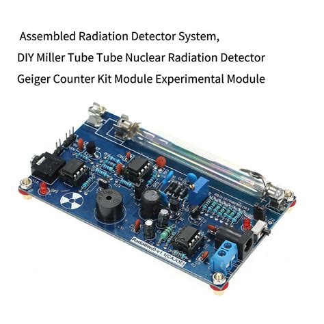 assembled radiation detector system diy miller tube tube nuclear