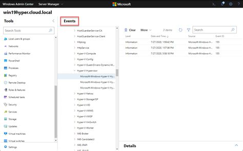 Hyper V Server 2019 Windows Admin Center Management Virtualization Howto