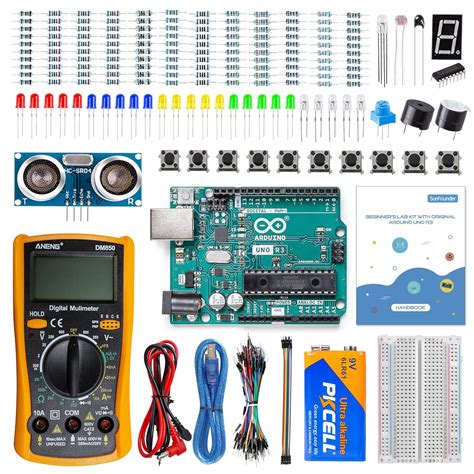 Sunfounder 3 In 1 Ultimate Starter Kit With Original Arduino Uno R4