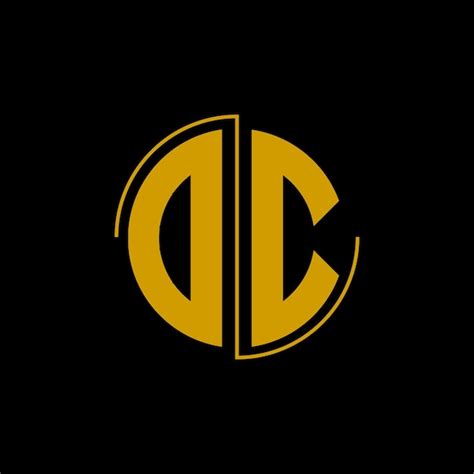 Premium Vector Letter Circle Logo Design Dc