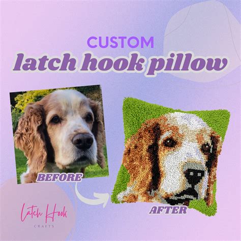 How To Create Your Own Custom Latch Hook Pillow Latch Hook Crafts