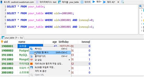 Mariadb 클라이언트 개발 Heidisql 구름edu