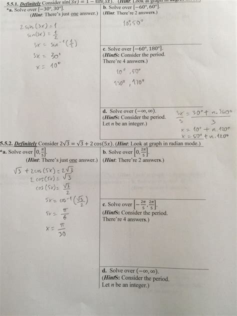[trigonometry] please help me understand trig equations learnmath