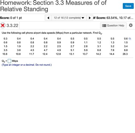 Solved Homework Section 3 3 Measures Of Of Relative