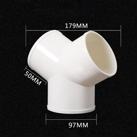 4in Ducting T Y Splitter Connector For Extractor Fan Ventilation Duct