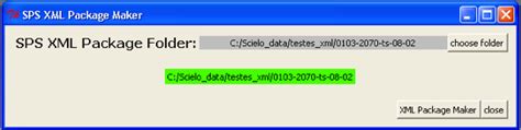XML Package Maker XPM SciELO PC Programs Documentation