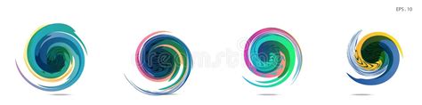 Vector Vortex With A White Background Stock Vector Illustration Of Collection Background