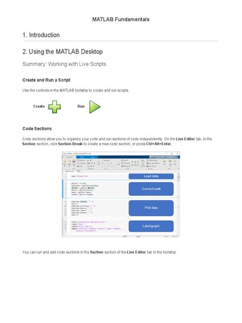 Matlab Fundamentals Quick Reference Pdf Array Data Structure