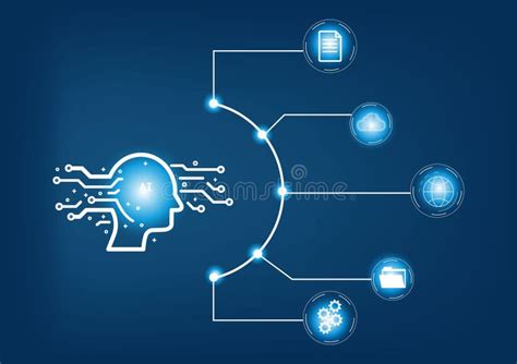 Man Using Technology Smart Robot Artificial Intelligence By Enter